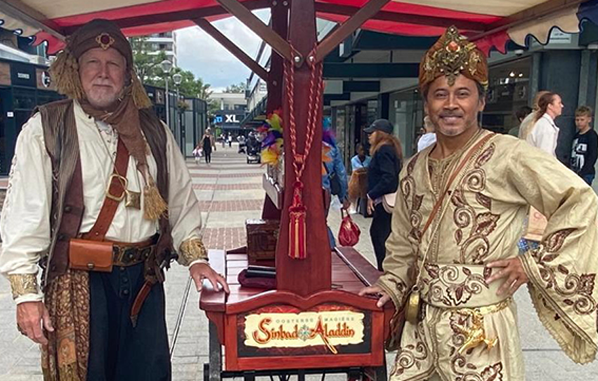 Sinbad & Aladdin en de Magische Kar De Oosterse Magiërs Sinbad & Aladdin